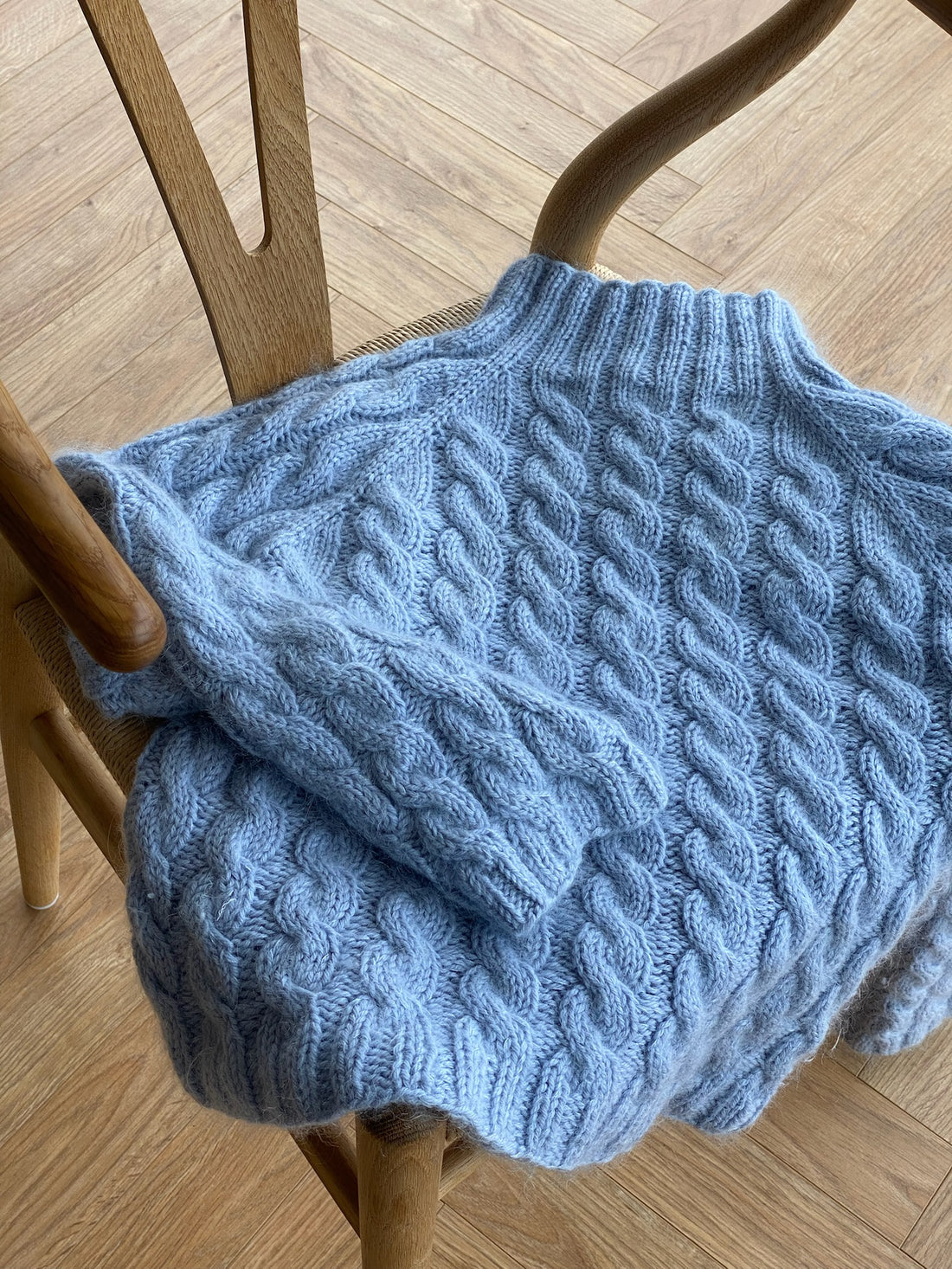 Easy Cable Sweater – easy as knit