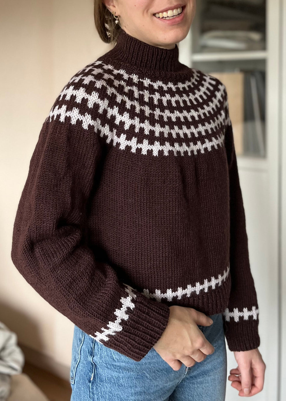 Easy Edgy Sweater – easy as knit