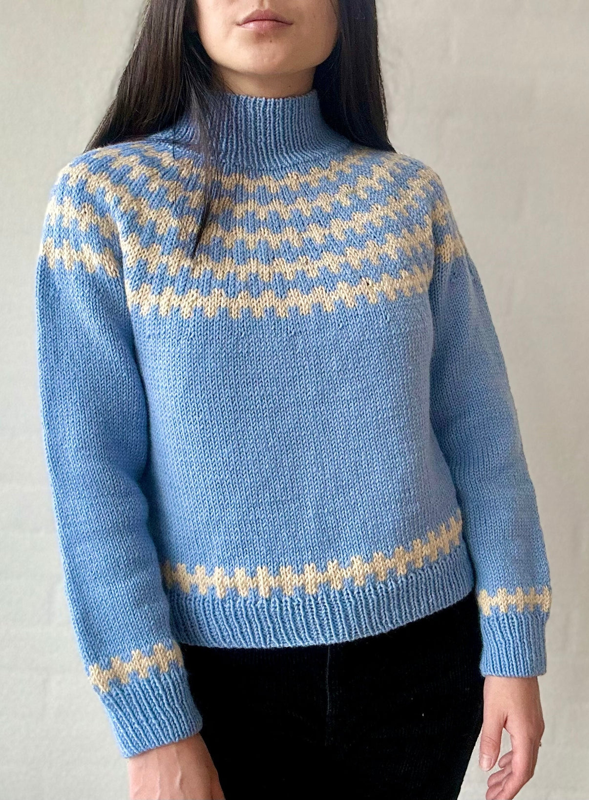 Easy Edgy Sweater – easy as knit