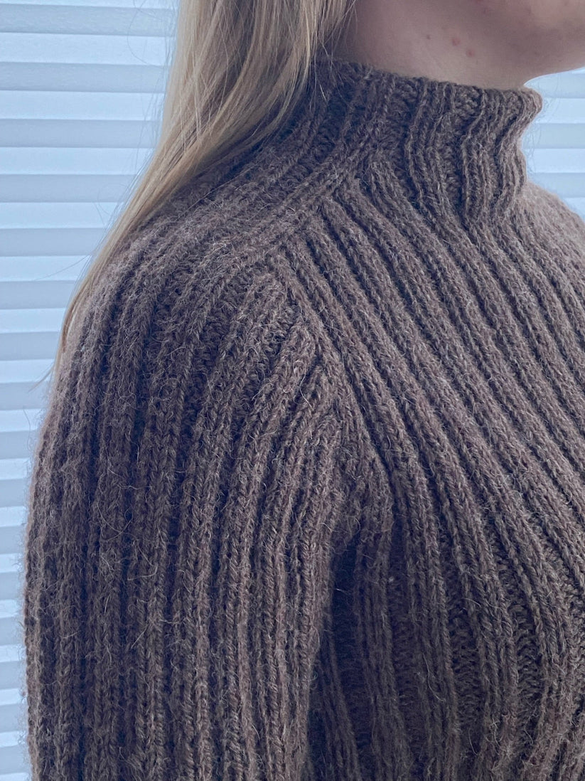 Easy Wide Rib Sweater – easy as knit