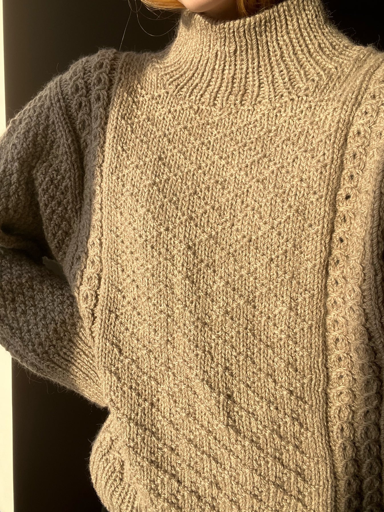 Diamond Structure Sweater – easy as knit