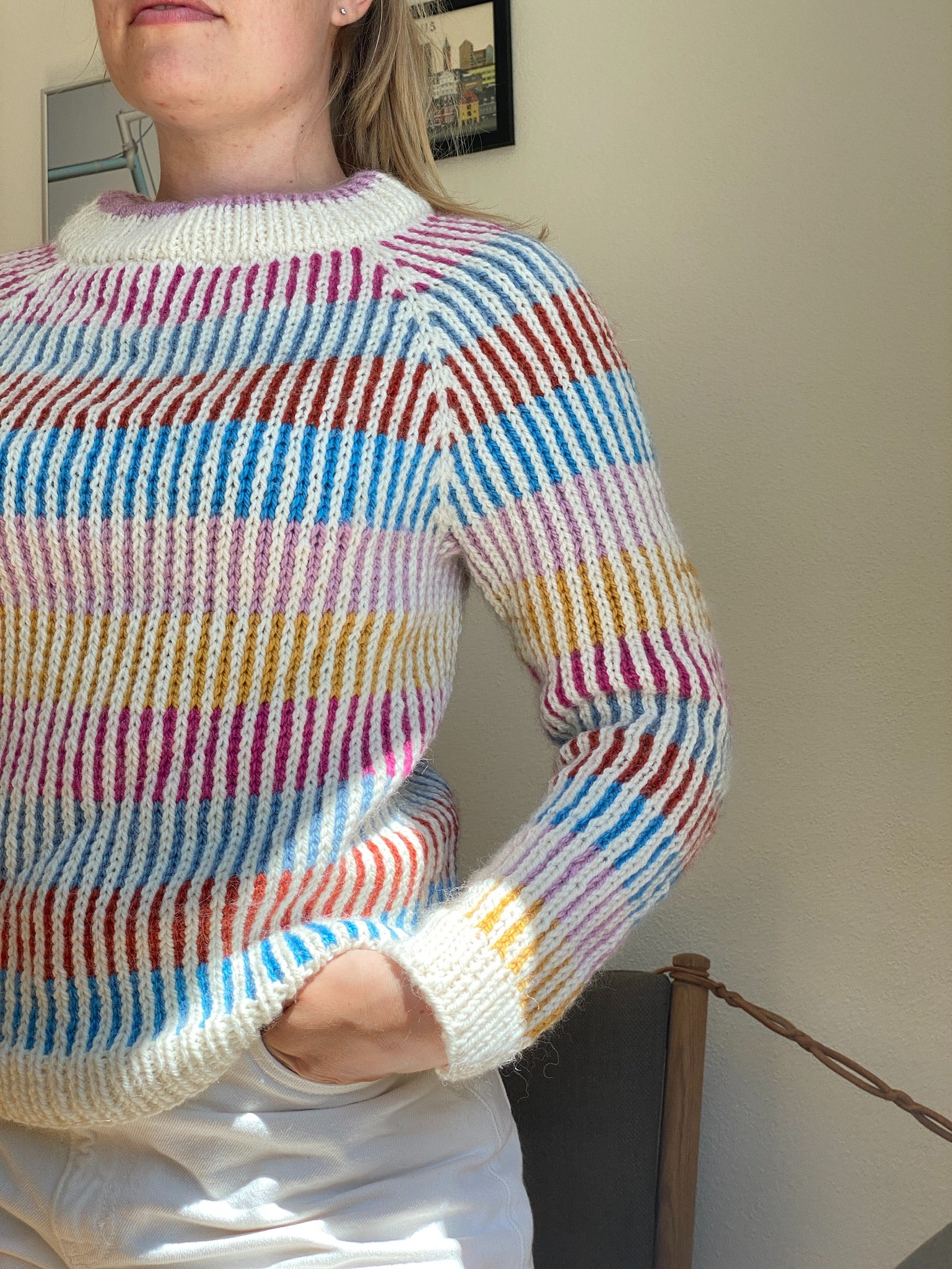 Sunset Sweater – easy as knit