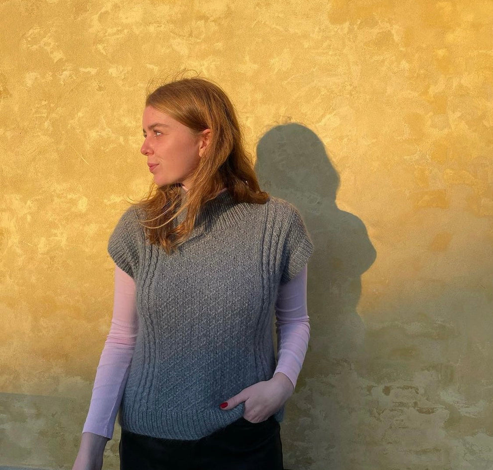 Diamond Structure Vest – easy as knit