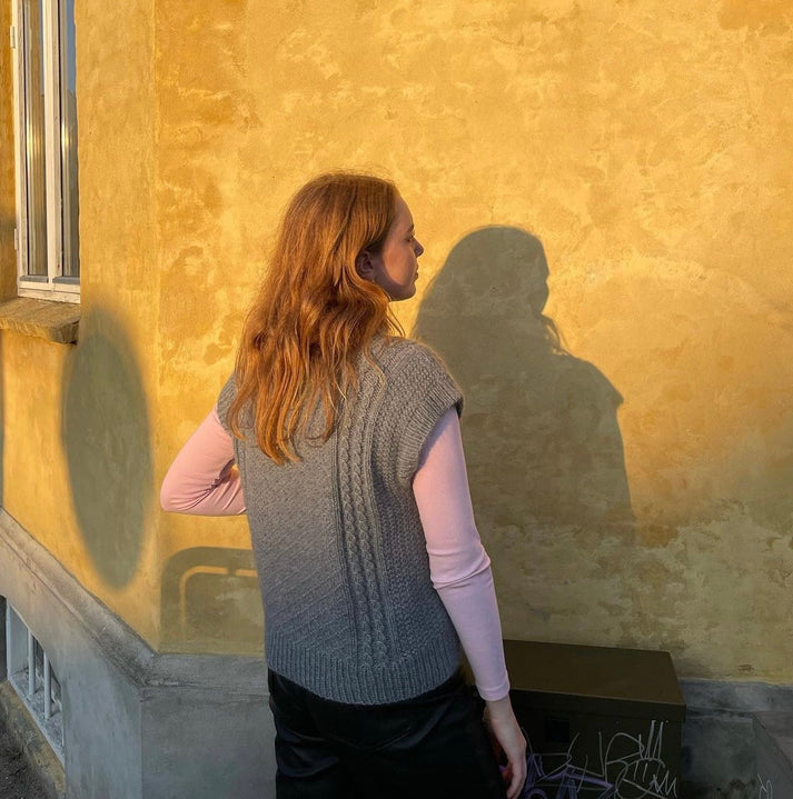 Diamond Structure Vest – easy as knit