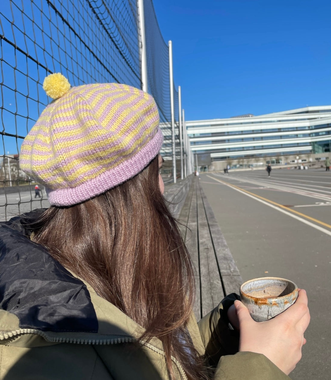 Easy Striped Beret – easy as knit