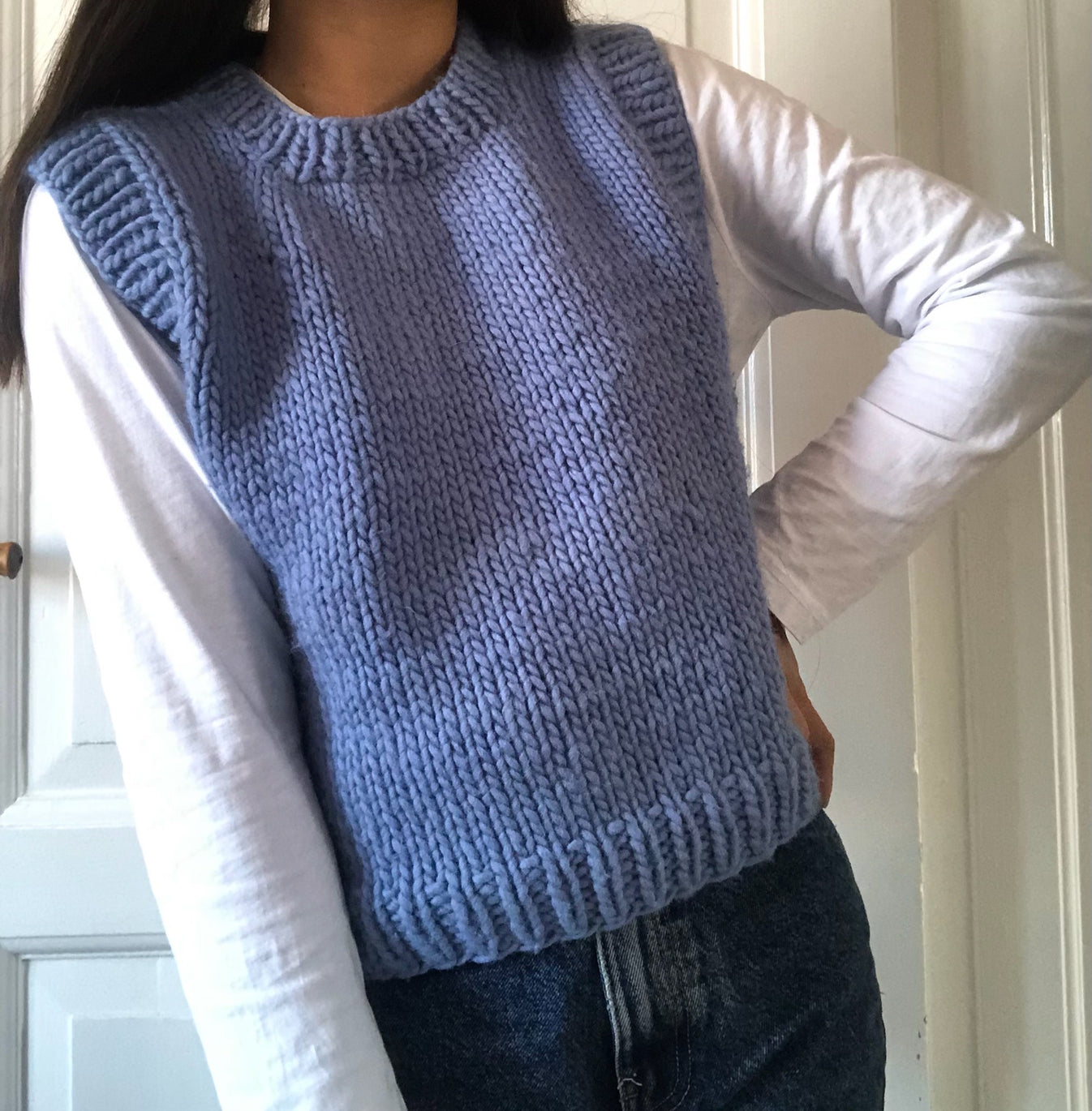 Easy Basic Vest – easy as knit