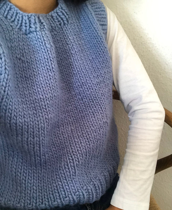 Easy Basic Vest – easy as knit