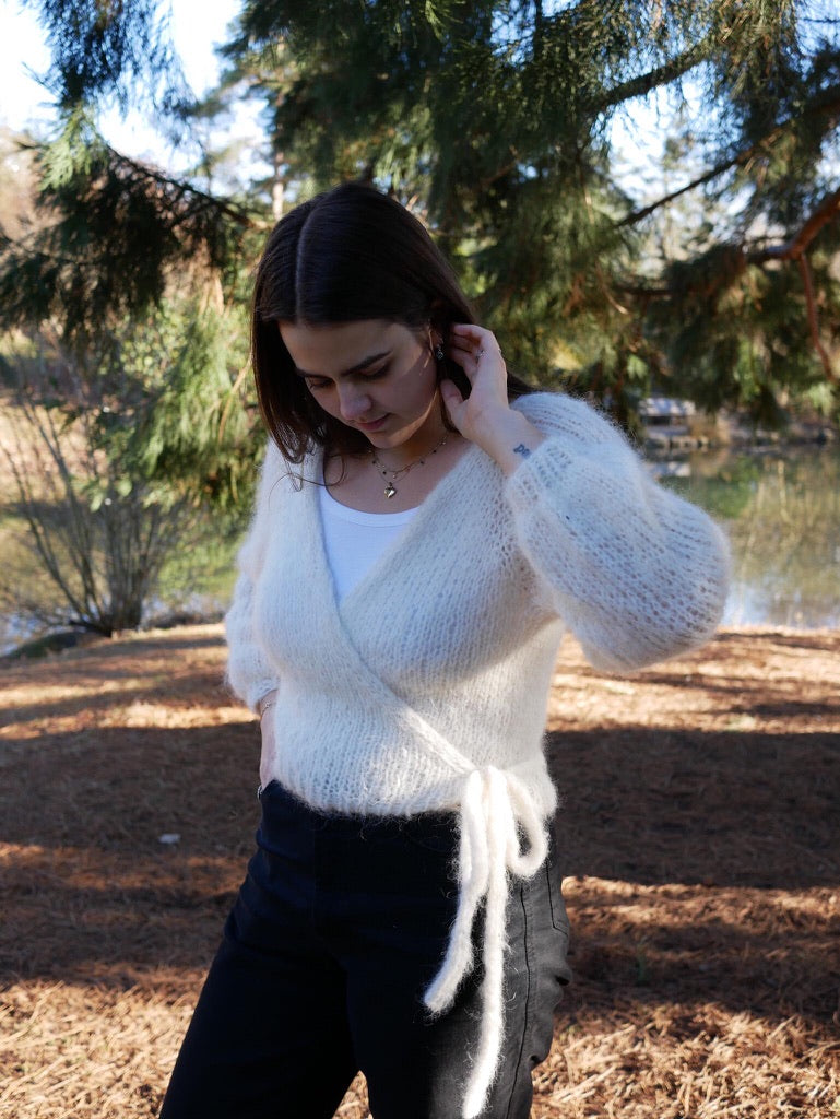 Easy Wrapped Cardigan – easy as knit