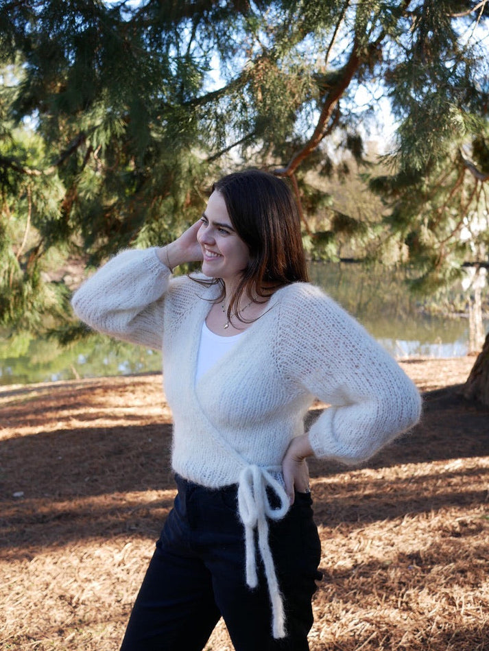 Easy Wrapped Cardigan – easy as knit