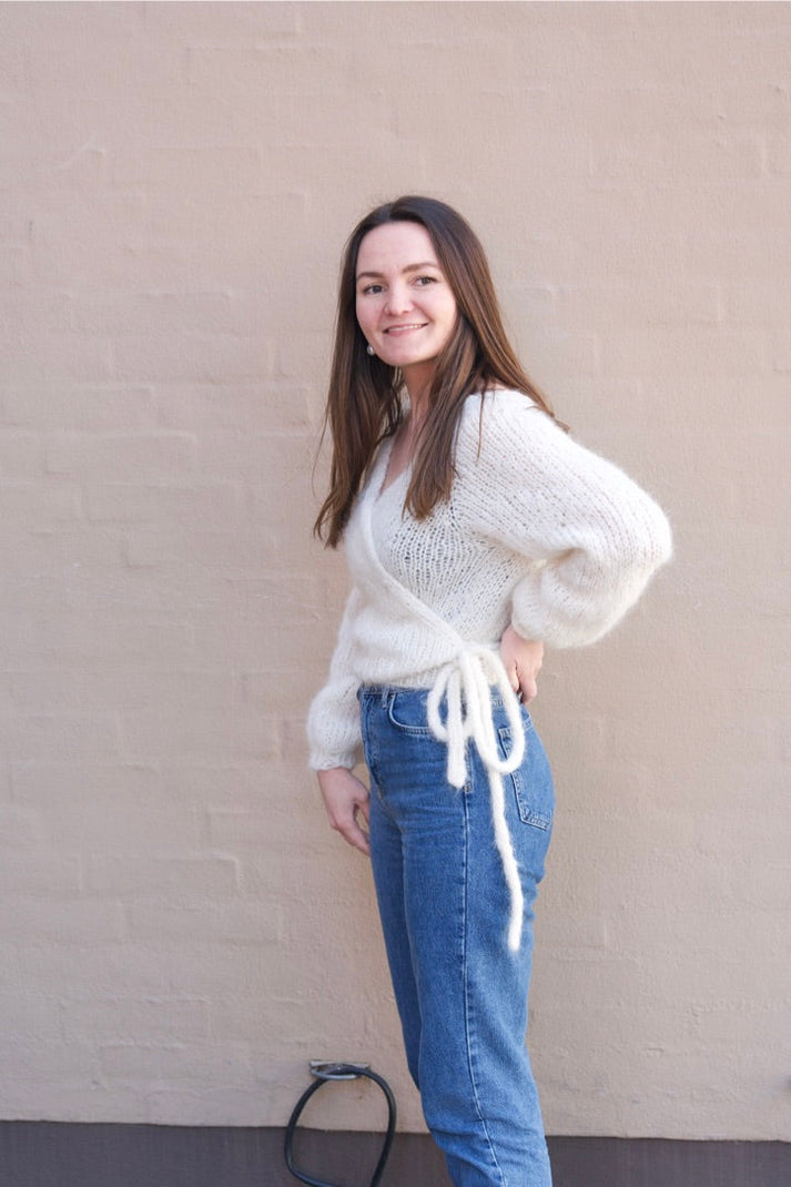 Easy Wrapped Cardigan – easy as knit