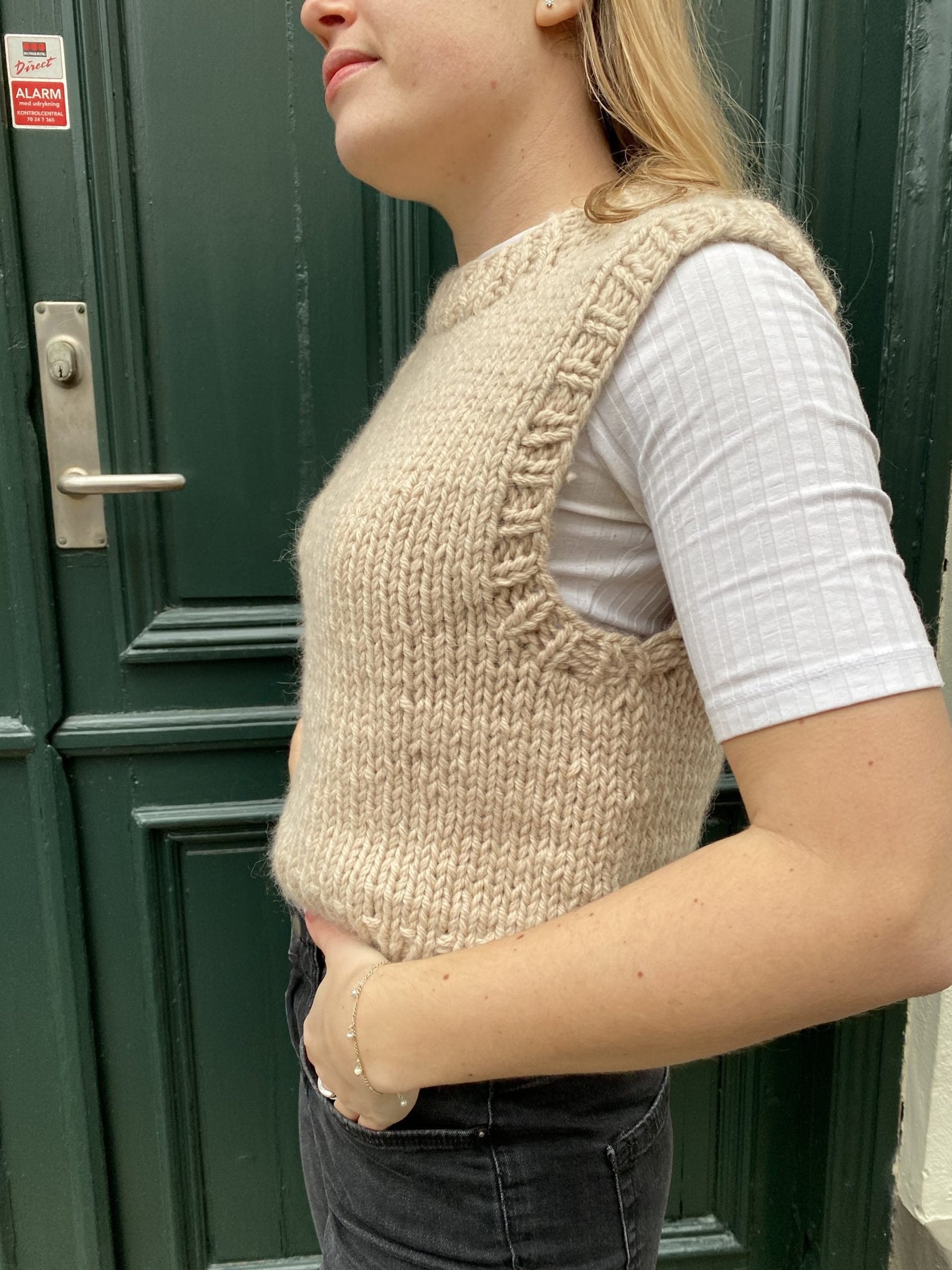 Easy Basic Vest – easy as knit
